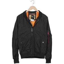 Alpha Industries Jacke Herren Größe M Second Hand schwarz