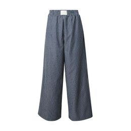 Karo Kauer Hose Damen Größe 42 navy / weiß