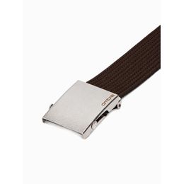 Ombre Gürtel 'A029' Herren Größe 120/135 braun