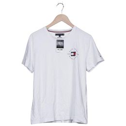 Tommy Hilfiger T-Shirt Herren Gr&ouml;&szlig;e L Second Hand wei&szlig;