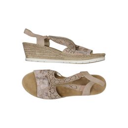 Rieker Sandalen Damen Gr&ouml;&szlig;e 42 Second Hand beige