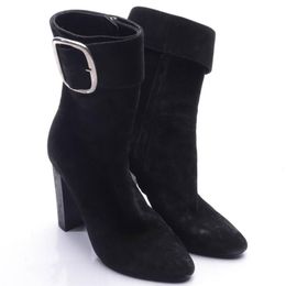 SAINT LAURENT Stiefeletten Damen Größe 37 Second Hand schwarz