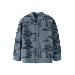 name it Sweatjacke 'NMMSTORM' Jungen Größe 104 navy / taubenblau