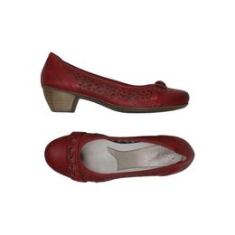 Rieker Pumps Damen Gr&ouml;&szlig;e 38 Second Hand rot