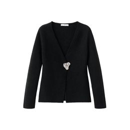 Mango Knit Cardigan 'Tapies' female Black size XS