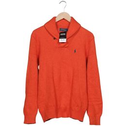 Polo Ralph Lauren Pullover Herren Größe S Second Hand orange