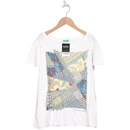 United Colors Of Benetton T-Shirt Damen Größe M Second Hand weiß