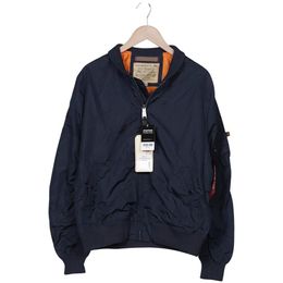 Alpha Industries Jacke Herren Größe XL Second Hand marine