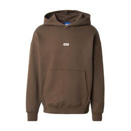 Hugo Sweatshirt 'Nazardo' Herren Gr&ouml;&szlig;e XL braun / wei&szlig;