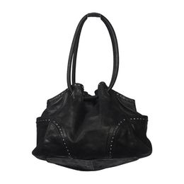Cole Haan Handtasche gross Leder Damen Größe One Size Second Hand schwarz
