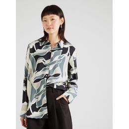 V&eacute;ro Moda VERO MODA Bluse 'VMBELINE' Damen Gr&ouml;&szlig;e S beige / taubenblau / schwarz / wei&szlig;