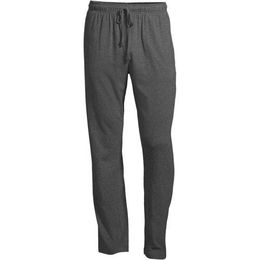LANDS' END Jersey-Pyjamahose, Herren,  Grau, Baumwolle, by Lands' End