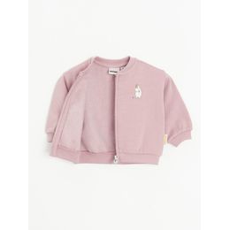Cool Club Sweatjacke M&auml;dchen Gr&ouml;&szlig;e 74 gelb / rosa / wei&szlig;