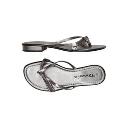 Tamaris Sandalen Damen Gr&ouml;&szlig;e 37 Second Hand silber