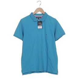 Tommy Hilfiger Poloshirt Herren Größe L Second Hand blau