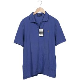 Fred Perry Poloshirt Herren Gr&ouml;&szlig;e XL Second Hand blau