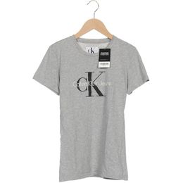 Calvin Klein Jeans T-Shirt Damen Gr&ouml;&szlig;e S Second Hand grau