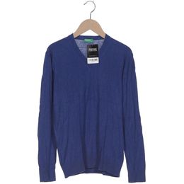 United Colors Of Benetton Pullover Herren Größe XS Second Hand blau