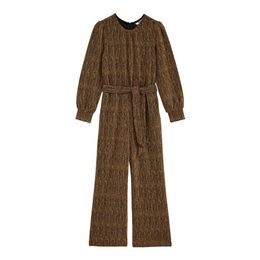 WE Fashion Jumpsuit M&auml;dchen Gr&ouml;&szlig;e 158 gold / schwarz