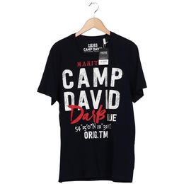 CAMP DAVID T-Shirt Herren Gr&ouml;&szlig;e XL Second Hand marine