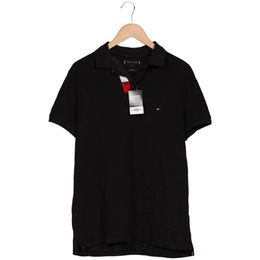 Tommy Hilfiger Poloshirt Herren Größe M Second Hand schwarz