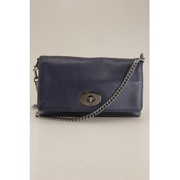Coach Handtasche klein Leder Damen Gr&ouml;&szlig;e One Size Second Hand marine