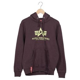 Alpha Industries Kapuzenpullover Damen Gr&ouml;&szlig;e S Second Hand lila