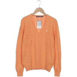 Polo Ralph Lauren Pullover Damen Größe L Second Hand orange