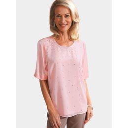 GOLDNER Bluse Damen Gr&ouml;&szlig;e S/M ros&eacute;
