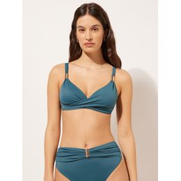 CALZEDONIA BIKINI OBERTEILE Damen Gr&ouml;&szlig;e 70/80 blau