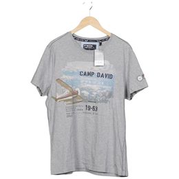 CAMP DAVID T-Shirt Herren Gr&ouml;&szlig;e XL Second Hand grau