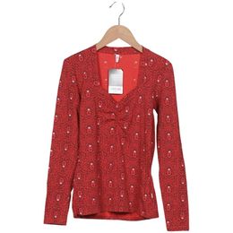 Blutsgeschwister Langarmshirt Damen Gr&ouml;&szlig;e S Second Hand rot