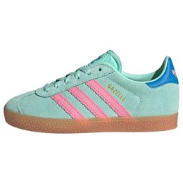 adidas originals Sneaker 'Gazelle' Jungen Größe 31.5 blau / gold / mint / pitaya
