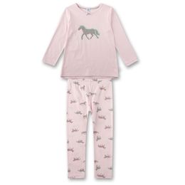 Sanetta Schlafanzug Jungen Gr&ouml;&szlig;e 140 grau / mint / pink / rosa