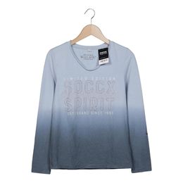 SOCCX Langarmshirt Damen Gr&ouml;&szlig;e S Second Hand hellblau