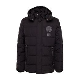 CAMP DAVID Jacke Herren Größe S grau / schwarz / weiß