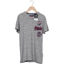 Superdry T-Shirt Herren Größe 6XL Second Hand grau