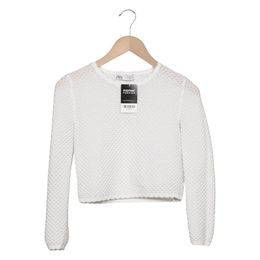 Zara Pullover Damen Gr&ouml;&szlig;e S Second Hand wei&szlig;