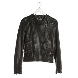 Dolce & Gabbana DOLCE & GABBANA Lederjacke / Ledermantel Damen Größe L Second Hand schwarz