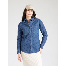 Levi's LEVI'S Bluse 'Wellthread' Damen Größe M blue denim / schwarz