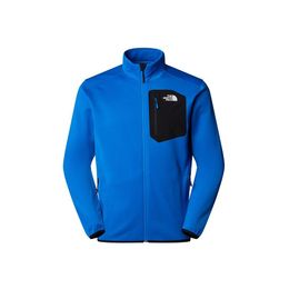 The North Face Funktionsfleecejacke Herren Größe S blau / navy / weiß