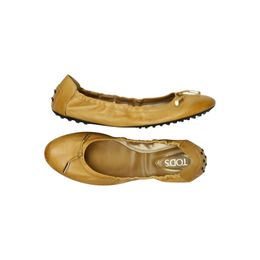Tod's Tod's Ballerina Damen Gr&ouml;&szlig;e 42 Second Hand beige