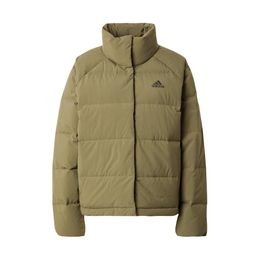 adidas Sportswear Outdoorjacke 'Helionic' Damen Gr&ouml;&szlig;e XL/XXL grau / oliv Winterjacke