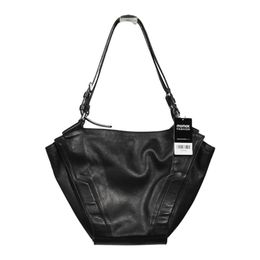 GIANNI CHIARINI Handtasche gross Leder Damen Größe One Size Second Hand schwarz
