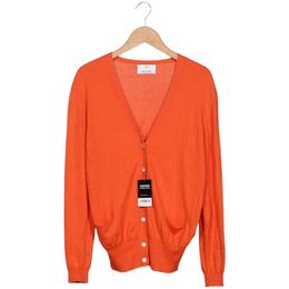 ALLUDE Strickjacke Damen Gr&ouml;&szlig;e L Second Hand orange