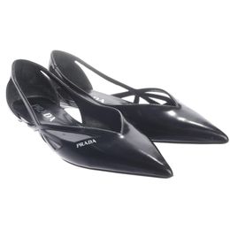 Prada Halbschuhe Damen Größe 36 Second Hand schwarz