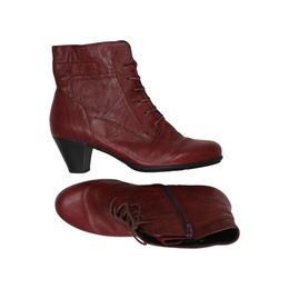 Gabor Stiefelette Damen Größe 38.5 Second Hand rot