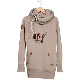 Naketano Kapuzenpullover Damen Größe L Second Hand beige