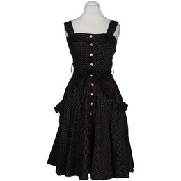 Hell Bunny Kleid Damen Gr&ouml;&szlig;e XS Second Hand schwarz