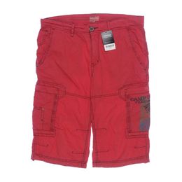 CAMP DAVID Shorts Herren Gr&ouml;&szlig;e 33 Second Hand rot
